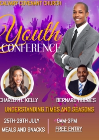 youth conference flyer Template | PosterMyWall