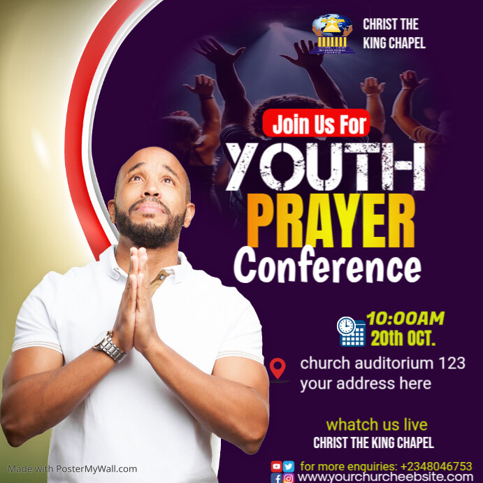 YOUTH CONFERENCE Template | PosterMyWall