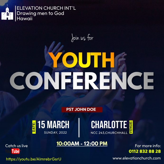 Youth Conference Template | PosterMyWall