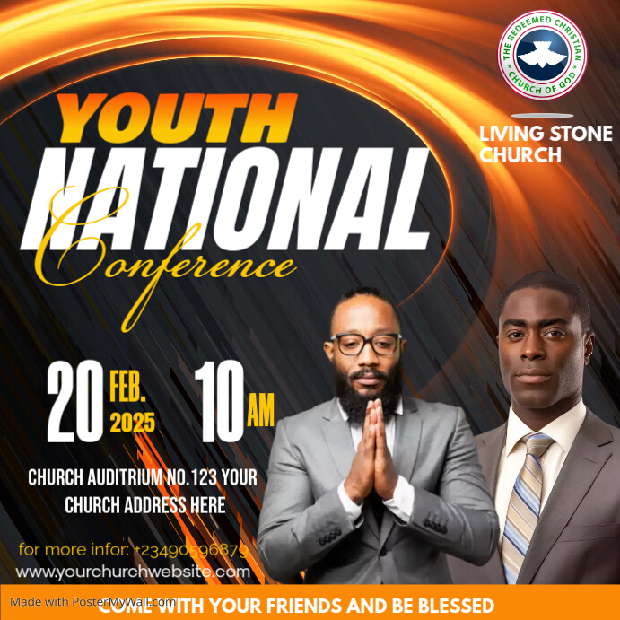 YOUTH CONFERENCE Template | PosterMyWall