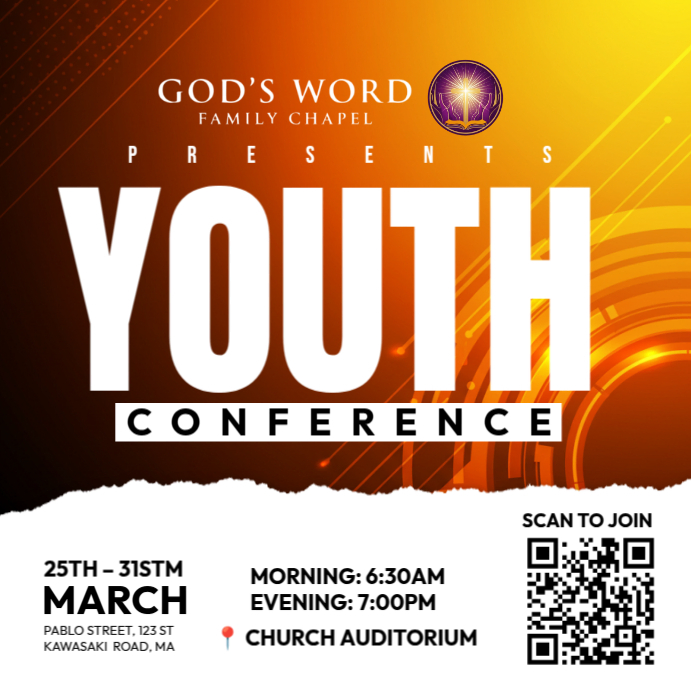 Youth Conference templaat | PosterMyWall
