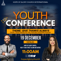youth conference Template | PosterMyWall