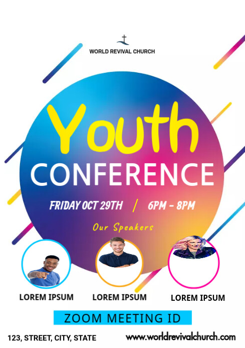 Youth Conference Template | PosterMyWall