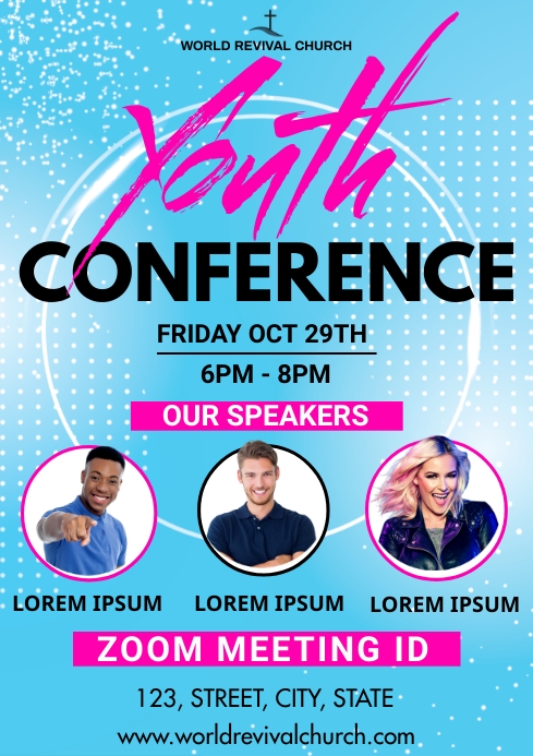 Youth Conference Template | PosterMyWall