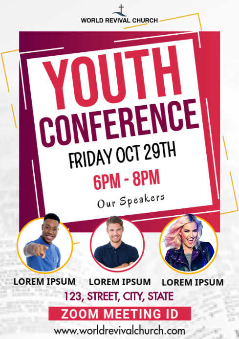 Copy of Youth conference flyer | PosterMyWall