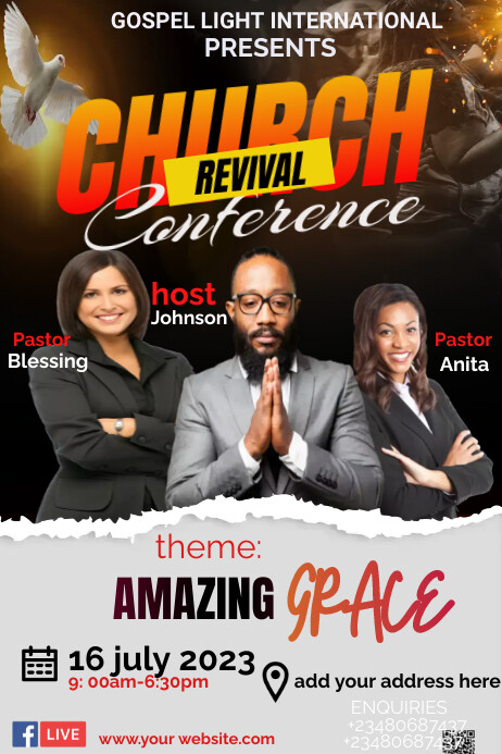 YOUTH CONFERENCE FLYER TEMPLATE (2) | PosterMyWall