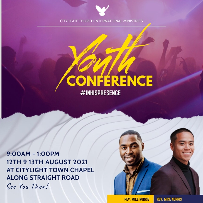 youth conference flyer template | PosterMyWall