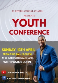 Youth conference flyer template | PosterMyWall