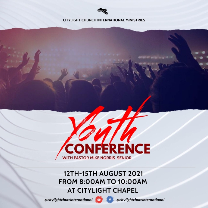 youth conference flyer template | PosterMyWall