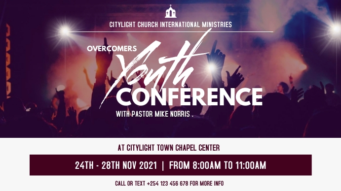 Copy of youth conference poster | PosterMyWall
