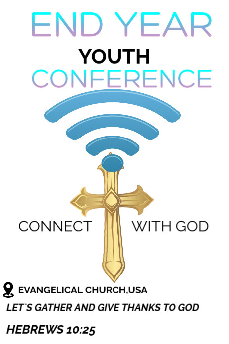 Youth Conference Poster Template | PosterMyWall