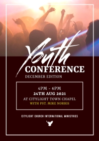 youth conference flyer design Template | PosterMyWall