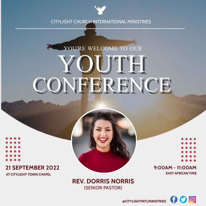 Copy of youth conference poster | PosterMyWall