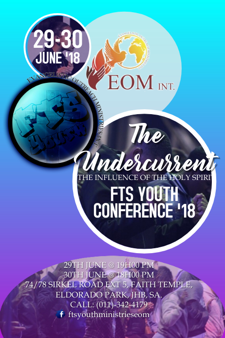Youth Conference Poster Template | PosterMyWall