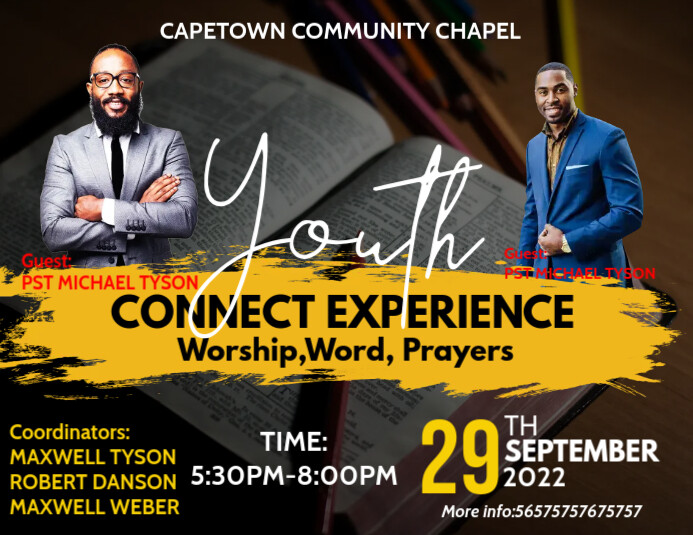 youth connect experience flyer (1) Template | PosterMyWall