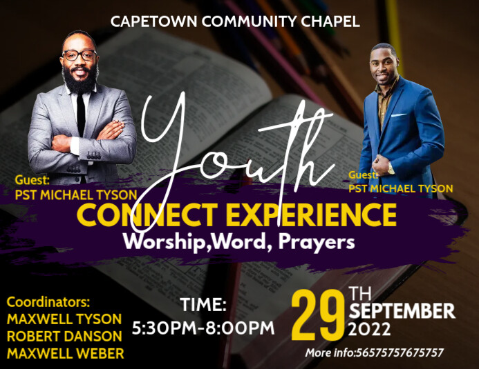 Copy of youth connect experience flyer | PosterMyWall