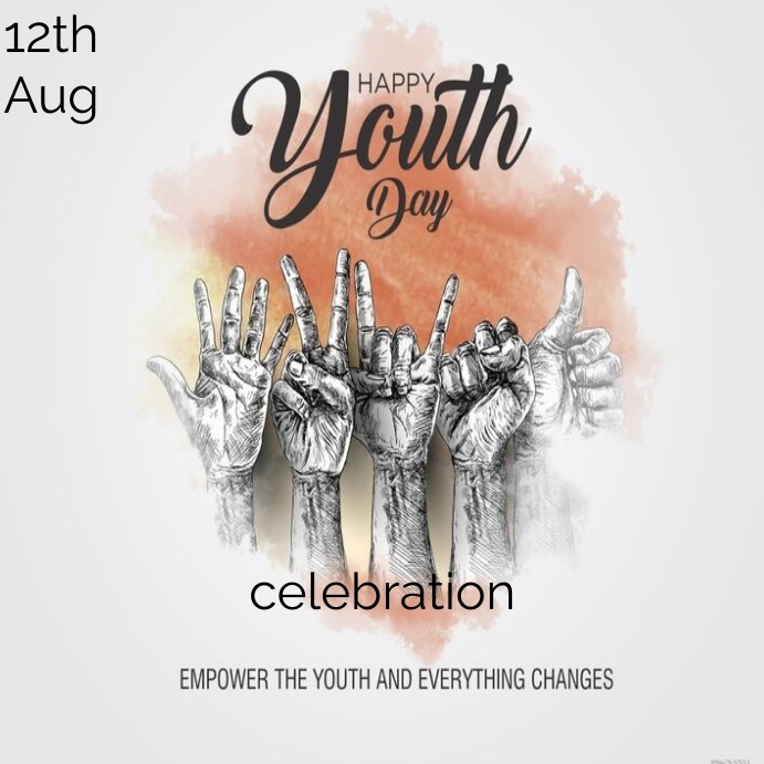 Youth day celebration Template | PosterMyWall
