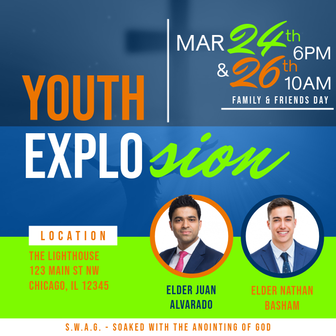 Youth Explosion Template | PosterMyWall