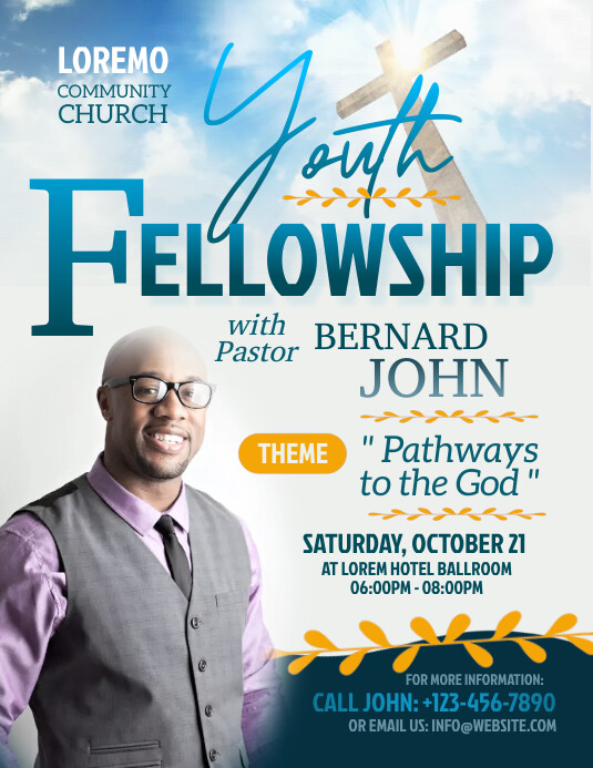 Youth Fellowship Flyer Template | PosterMyWall