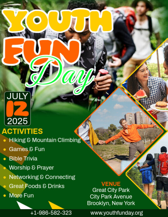 Copy of Youth Fun Day Ad Flyer | PosterMyWall