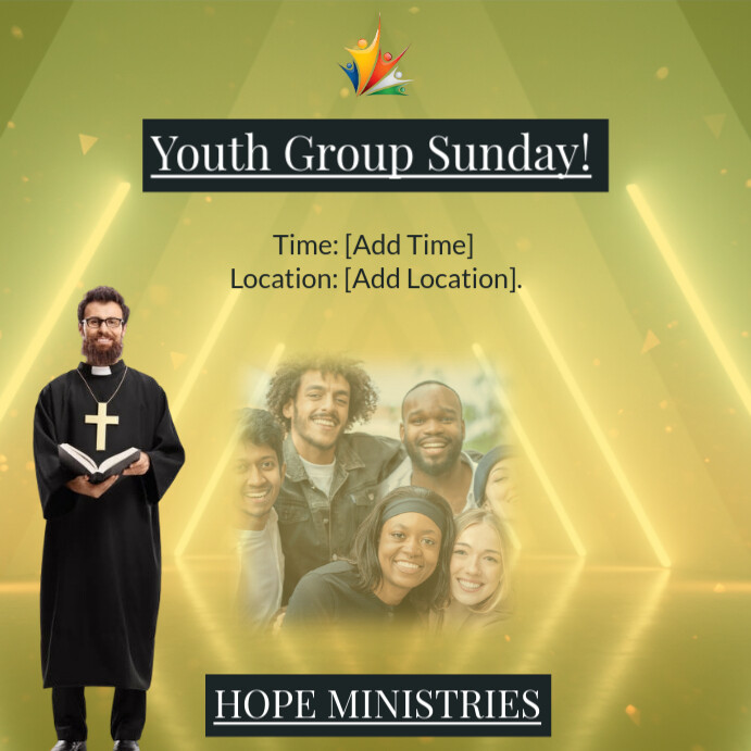 Youth Group Sunday! Instagram Post Template | PosterMyWall