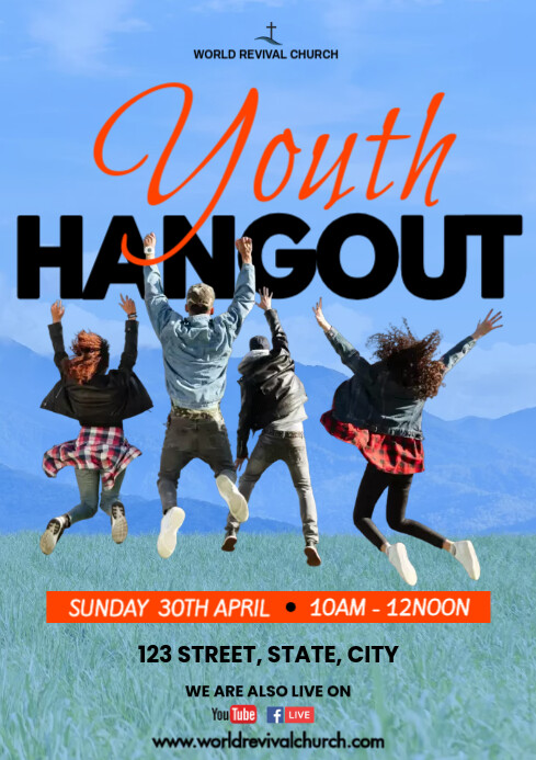 Youth hangout Template | PosterMyWall
