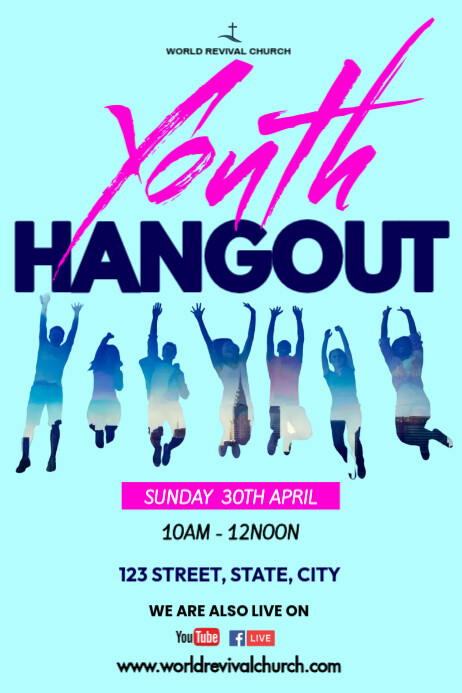 Youth hangout Template | PosterMyWall