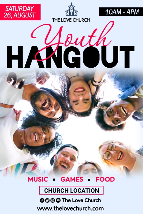 Youth Hangout Template | PosterMyWall