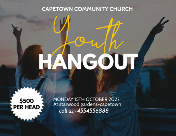 youth hangout flyer (3) Template | PosterMyWall