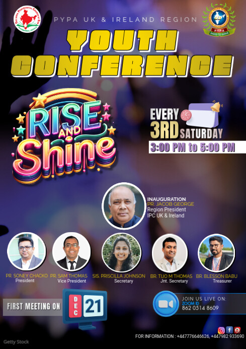 Copy of Youth meeting and conference | PosterMyWall