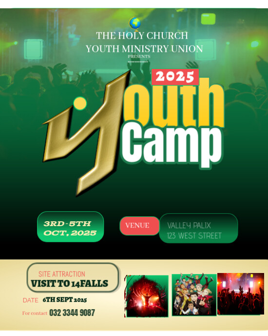 Modèle Youth music summer camp flyer template design | PosterMyWall