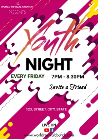 YOUTH NIGHT Template | PosterMyWall
