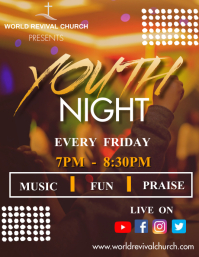 youth night poster Template | PosterMyWall