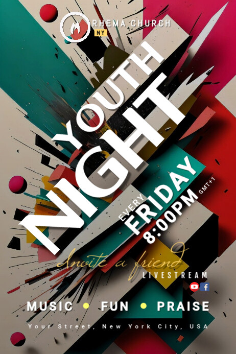 Youth Night Template | PosterMyWall