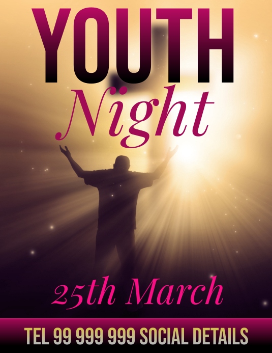 Copy Of Youth Night Postermywall