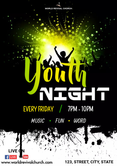 Copy of YOUTH NIGHT | PosterMyWall