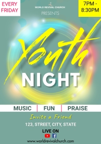 YOUTH NIGHT Template | PosterMyWall