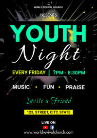 YOUTH NIGHT Template | PosterMyWall