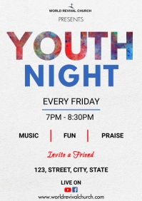 YOUTH NIGHT Template | PosterMyWall