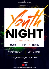 YOUTH NIGHT Template | PosterMyWall