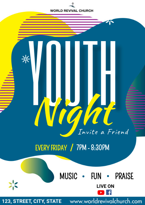 Youth Night Template Postermywall