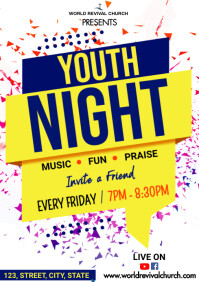 YOUTH NIGHT Template | PosterMyWall