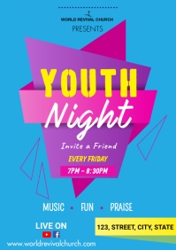 YOUTH NIGHT Template | PosterMyWall