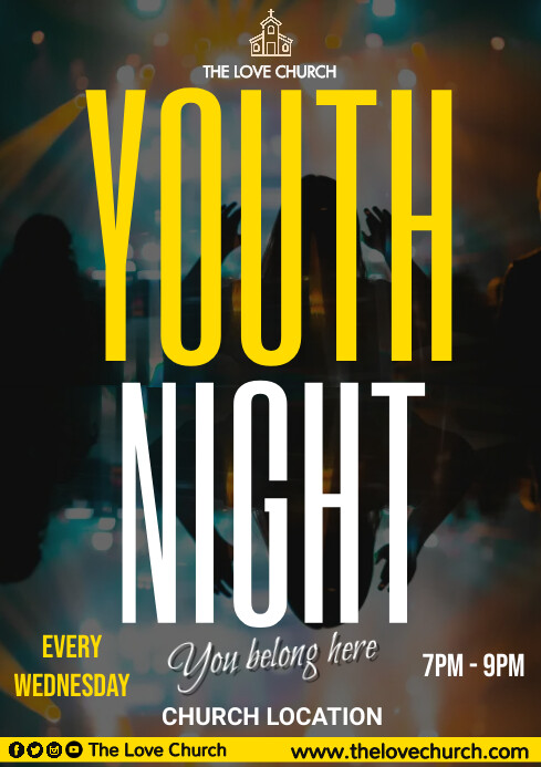 Youth Night Template | PosterMyWall