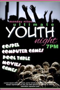 Customizable Design Templates for Youth Night | PosterMyWall