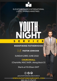 YOUTH NIGHT Template | PosterMyWall