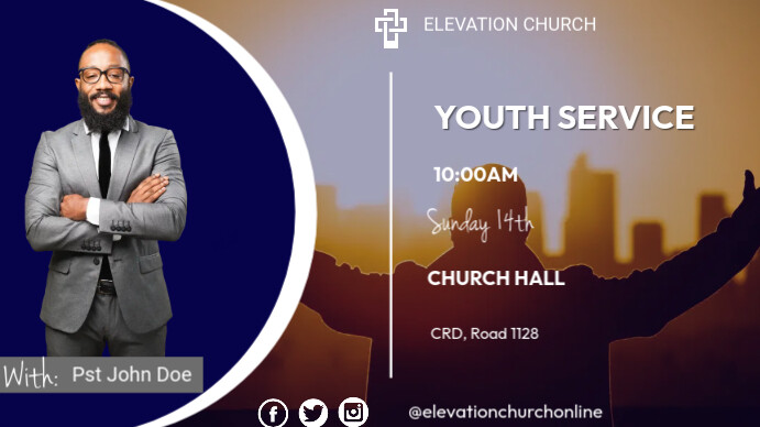 Copy of YOUTH SERVICE (1) | PosterMyWall