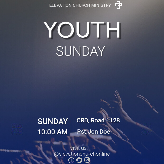 Copy of YOUTH SERVICE (7) | PosterMyWall