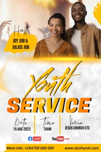 Youth Service Template | PosterMyWall