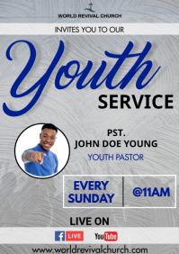 Youth service Template | PosterMyWall